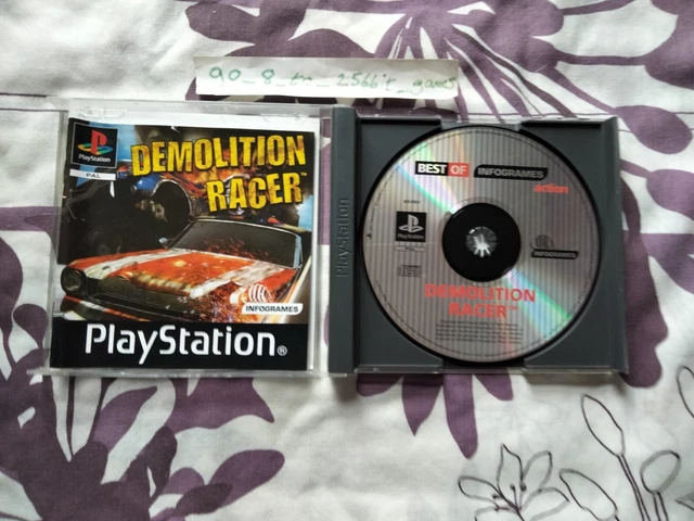 DEMOLITION RACER PS1 (COMPLETA) corse classiche rara Sony PlayStation 1 ...