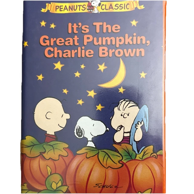 IT'S THE GREAT Pumpkin Charlie Brown Peanuts Classic (VHS 1996) Orange ...