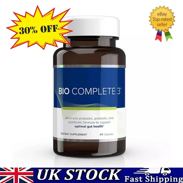 GUNDRY MD BIO COMPLETE 3 Capsules 60 Count PreBiotic ProBiotic ...
