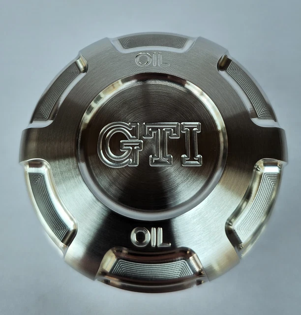 BILLET ALUMINIUM OIL Cap For Vw Golf Mk2 / Mk3 / Mk4 - Gti - Engine Bay ...