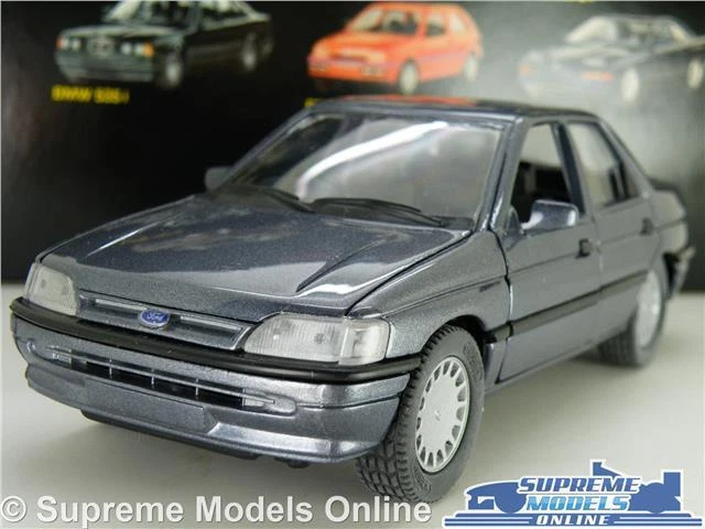 FORD ORION MODEL Car Mk3 Saloon Grey Large 1:24 Scale 1990'S Dealer ...