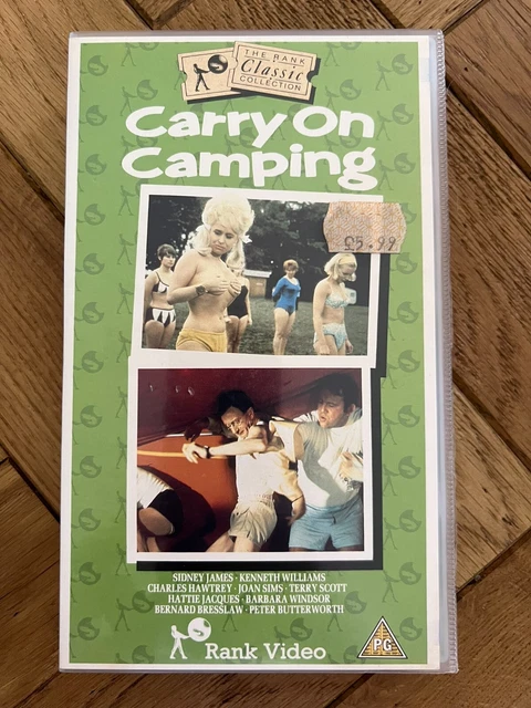 CARRY ON CAMPING VHS Video Tape Film Movie Rank Video Classic ...