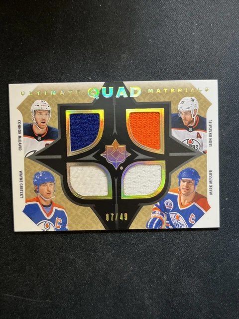 MAGLIETTA QUAD 19-20 UD Ultimate UQM-CLWM McDavid/Gretzky/Draisaitl ...