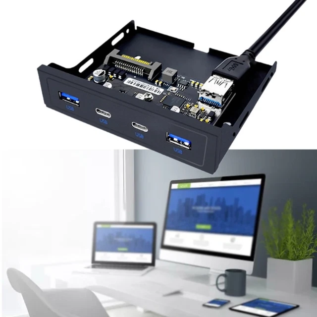 19/20PIN USB FRONT Panel Fast Speed for Desktop PC 3.5inch Floppy Drive ...