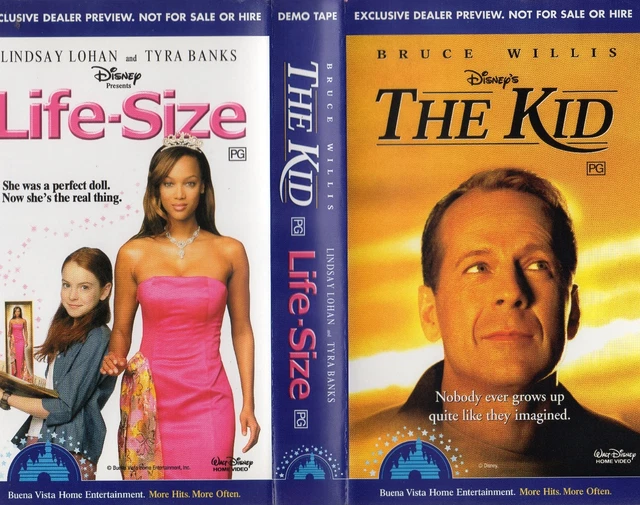 THE KID / LIFE-SIZE - Walt Disney - VHS - Time Coded - Dealer Preview ...