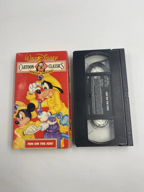 WALT DISNEY CARTOON Classics Special Edition: Fun on the Job (VHS, 1992 ...
