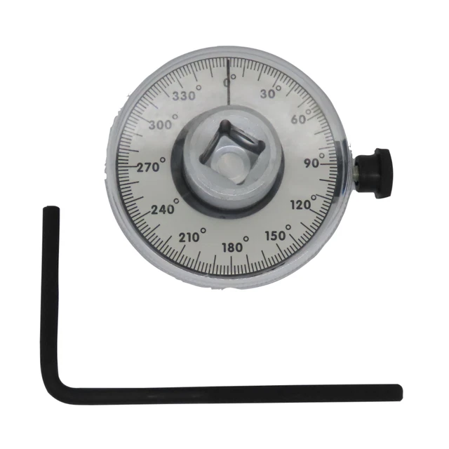 1/2& DR TORQUE Angle Gauge 360 Degree Rotation Scale Gauge £6.65 ...
