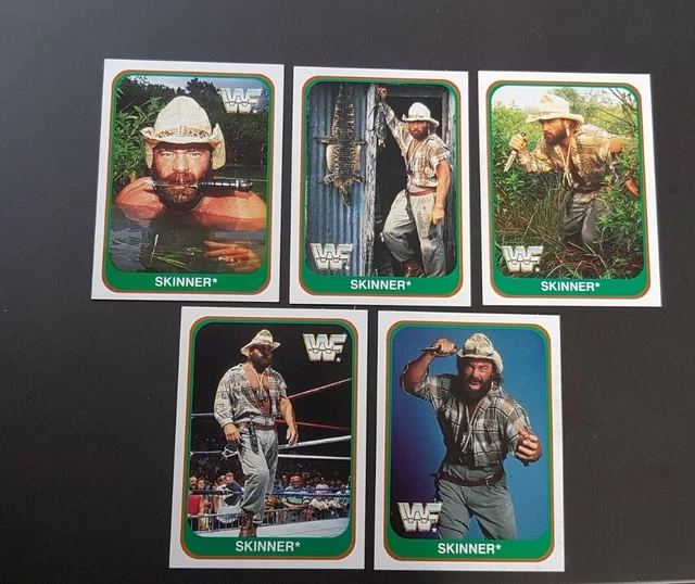 SKINNER 1991 MERLIN German Card WWE WWF WCW Wrestling - 5 cards $20.00 ...