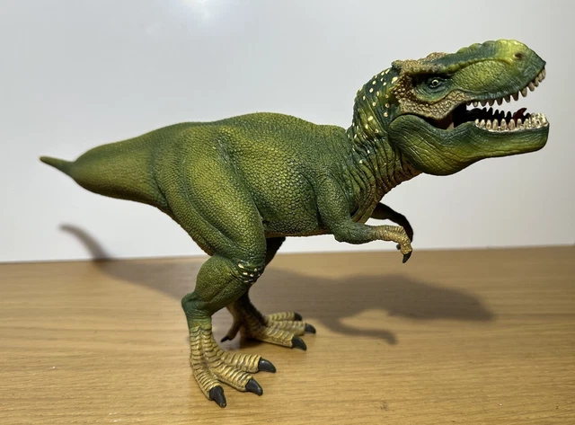 SCHLEICH TYRANNOSAURUS REX T-Rex Dinosaur Toy Figure Moving Jaw 2011 £7 ...