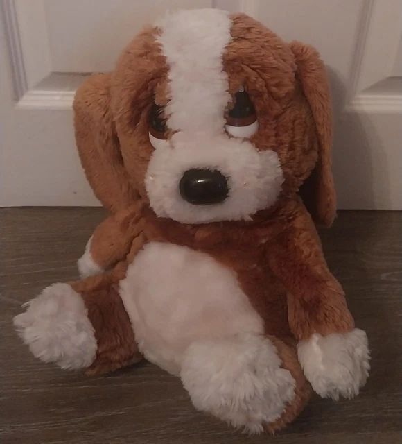 VINTAGE SAD SAM Puppy Dog Soft Toy Plush Applause 1981 - 12" Tall £10. ...