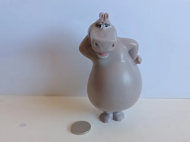 MCDONALDS HAPPY MEAL Madagascar Gloria The Hippo Figure Toy 2008 £6.95 ...