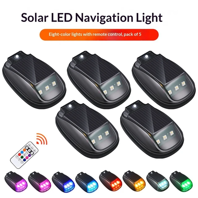 SOLAR LED ROOF Beacon - Remote Control Magnetic Warning Light for Vans ...