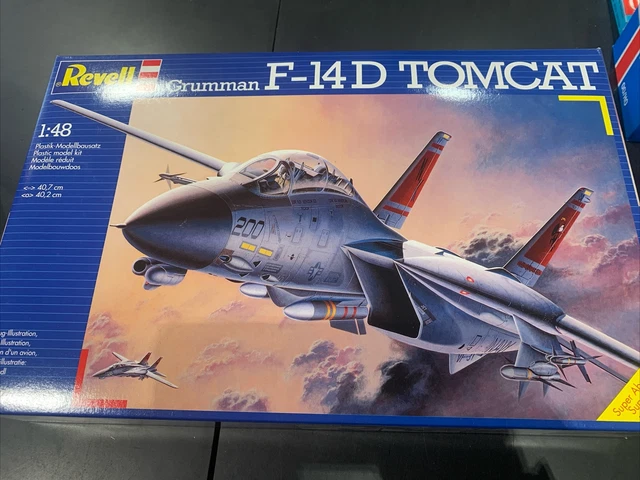 REVELL 04528 1:48 Scale Grumman F-14D Tomcat Model Kit - Unmade ...