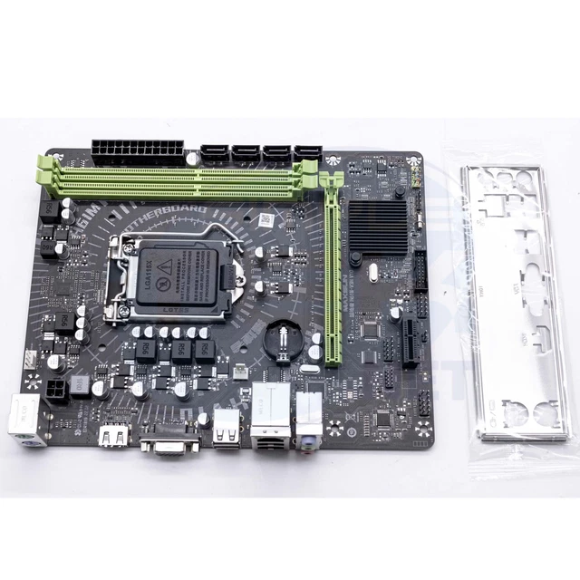 CARTE MÈRE H61M Micro-Atx Matx Lga1155 LGA 1155 Deuxième Troisième Gen ...