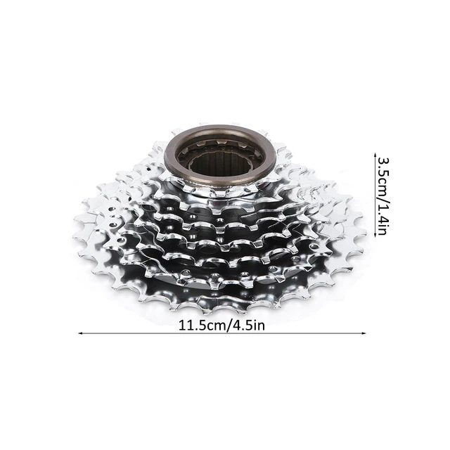 CHROMEPLATE BICYCLE FLYWHEEL Rear Free Wheel Replacement Accessory For ...