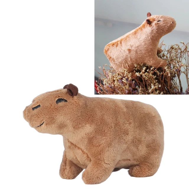 CAPYBARA STUFFED ANIMAL Doll Cute Soft Realistic Cartoon Capybara ...