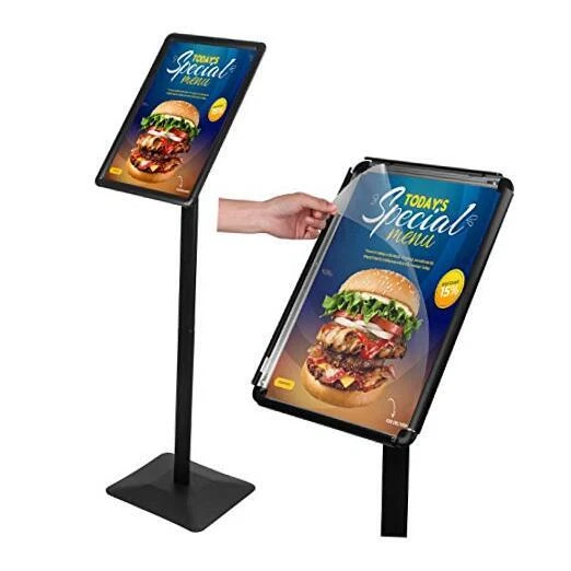 JUNJIAO SIGN STAND Heavy Duty Sign Holder with Base Pedestal 11 x 17 ...