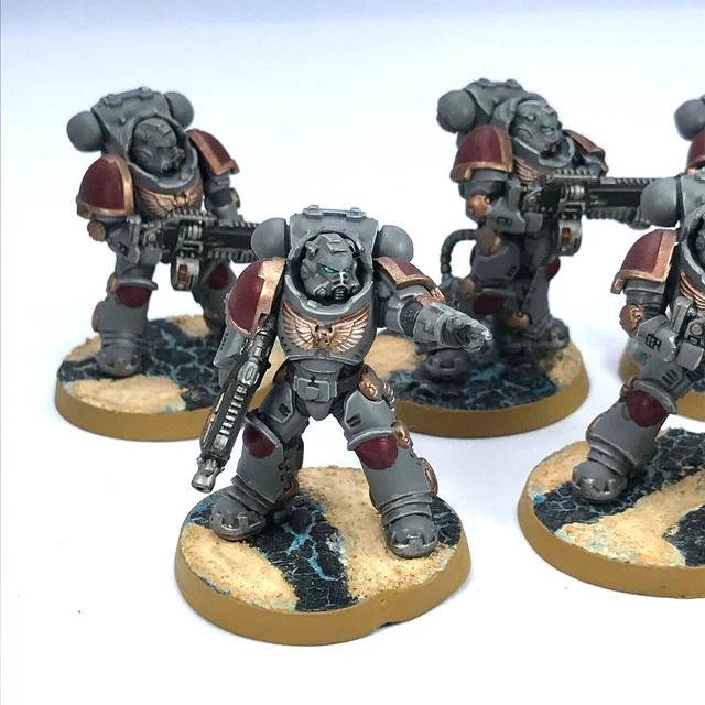 PRIMARIS HEAVY INTERCESSORS Space Marine - lackiert - Warhammer 40K ...