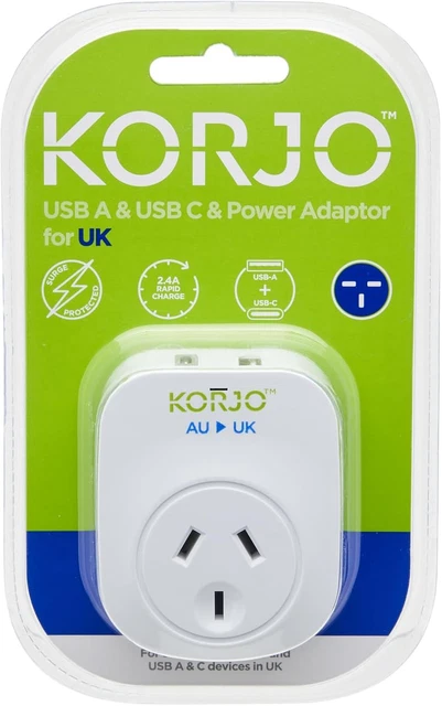 USB A&C & Power Adaptor - UK, White $68.59 - PicClick AU