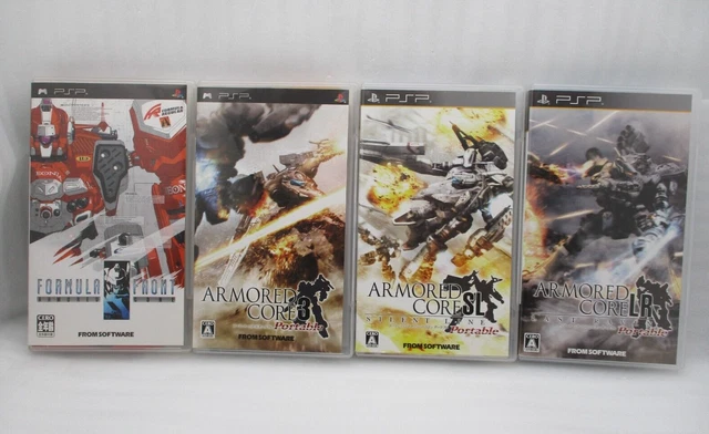 PSP ARMORED CORE 3, Silent Line, Last Raven , Formule Avant 4Games ...