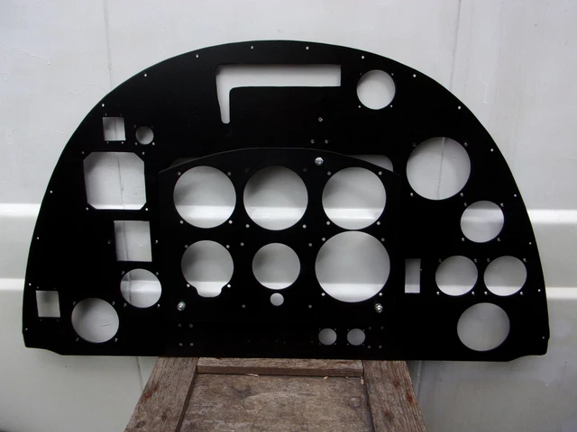 WW2 RAF LATE spitfire mk9 instrument panelall alloy replica nice made ...