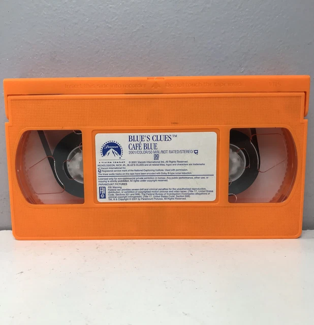 NICK JR BLUE’S Clues Meet Joe VHS Video Tape Nickelodeon BUY 2 GET 1 ...