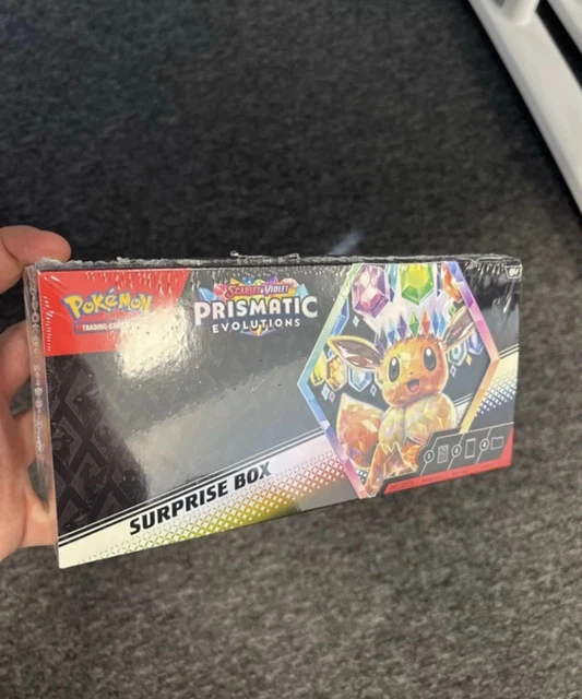 POKEMON TCG PRISMATIC Evolutions Surprise Box 🔥 Brand New & Sealed £39. ...