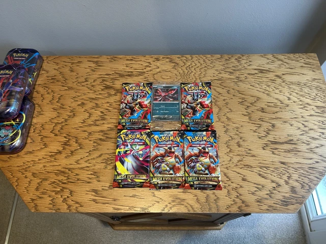 POKEMON TCG MEGA Evolution Single Booster pack | x5 Bundle + promo | IN ...
