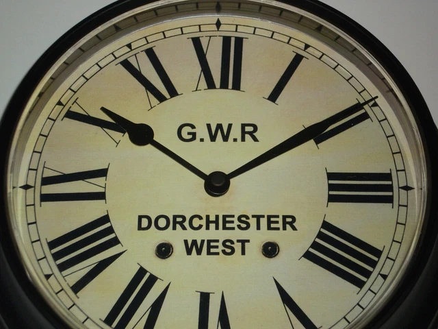 GREAT WESTERN RAILWAY, GWR Victorian Style Waiting Room Clock ...