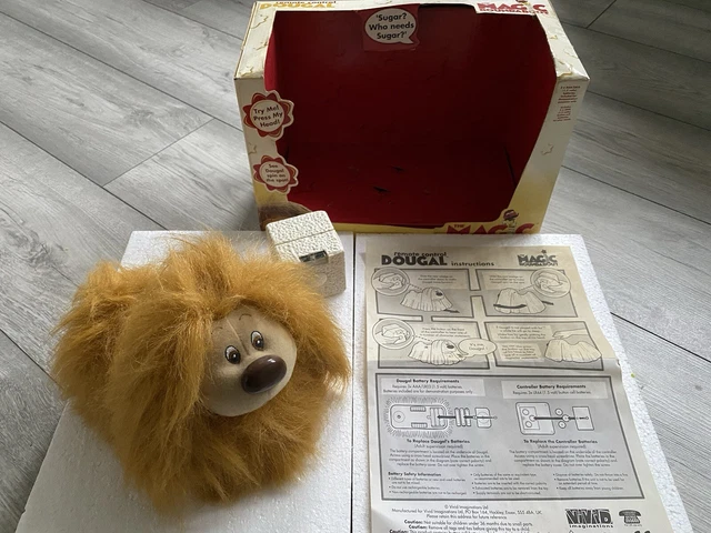 THE MAGIC ROUNDABOUT Plush Dougal Sugar Cube Remote Control Toy 2004 ...