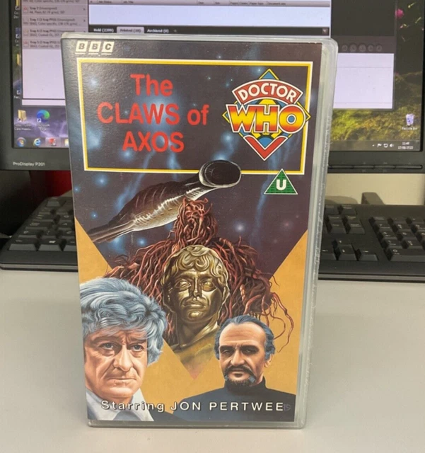 DOCTOR WHO: THE CLAWS OF AXOS VIDEO VHS BBCV4742 JON PERTWEE £10.00 ...