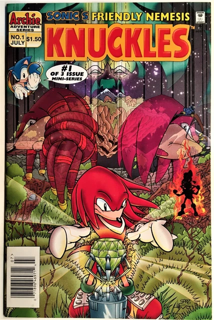 SONIC THE HEDGEHOG Comic Book KNUCKLES Enchida Mini Series #1 Bagged ...