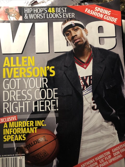 VIBE MAGAZINE ALLEN Iverson Cover March 2006 £11.53 - PicClick UK