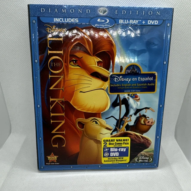THE LION KING (Blu-ray/DVD, 2011, 2-Disc Set, Diamond Edition) $3.00 ...