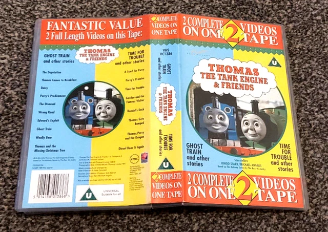 THOMAS THE TANK Engine & Friends Ghost Train Time For Trouble Pal Vhs ...