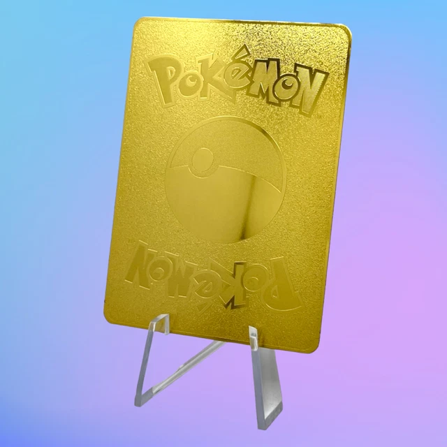 ARCEUS VMAX HP 10000 Solid Metal Gold Rare - Collectable Pokemon Rare ...