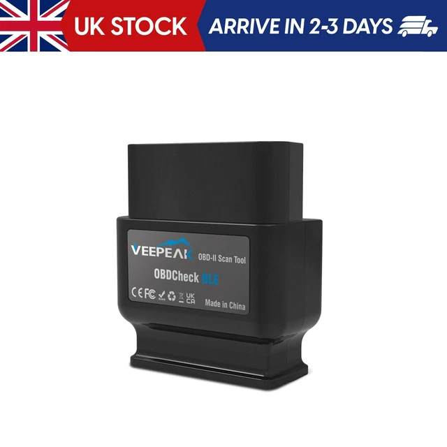 VEEPEAK OBD II BLE Bluetooth Car Scanner Diagnostic Code Reader for iOS ...