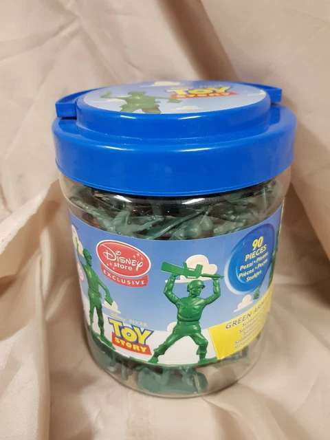 WALT DISNEY PIXAR Toy Story Disney Store 90 Army Men Plastic Figures In ...