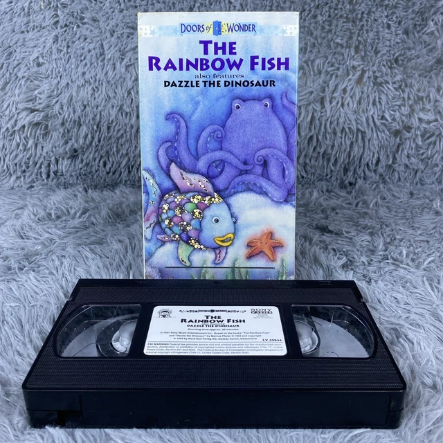 THE RAINBOW FISH & Dazzle the Dinosaur VHS Tape 1999 Video Doors of ...