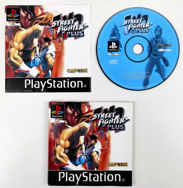 STREET FIGHTER EX2 Plus Disc, Manual & Front Cover Only Playstation 1 ...