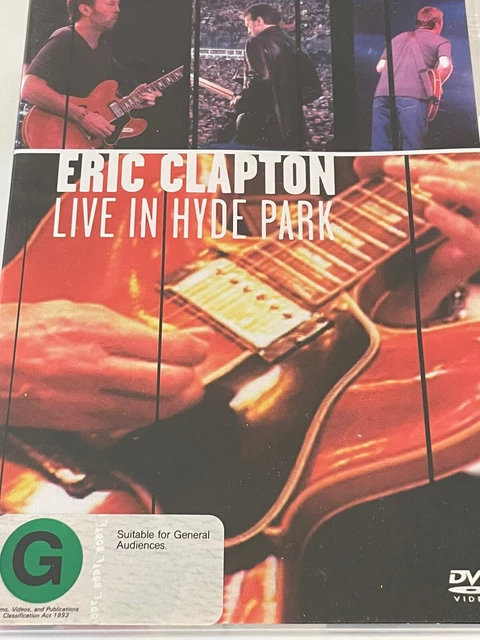 ERIC CLAPTON - Live in Hyde Park DVD Like New $8.95 - PicClick AU