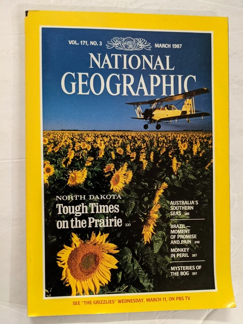 NATIONAL GEOGRAPHIC MAGAZINE March 1987 Tough Times M369 $12.99 - PicClick