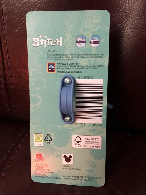 DISNEY STITCH BIKE Bell - Blue Bike Safety Accessories £4.38 - PicClick UK