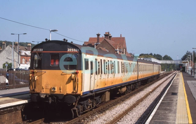 35MM RAILWAY SLIDE of Class 205 205033 Copyright to Buyer £4.99 ...