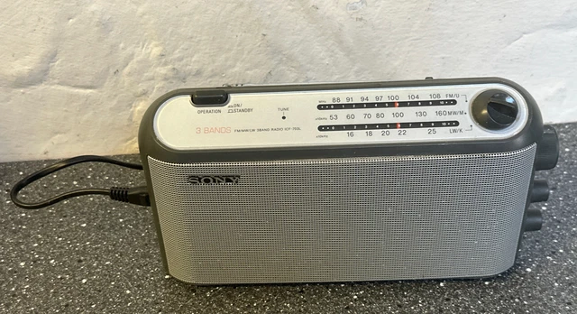 SONY ICF-703L 3 Band Radio - Fully Working (b) £15.00 - PicClick UK