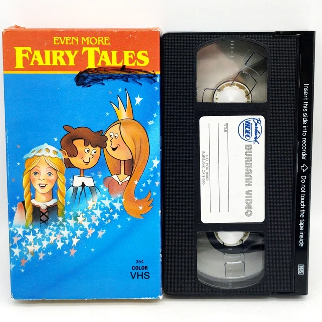 EVEN MORE FAIRY Tales VHS VCR Video Tape Used Animation Rapunzel Mother ...