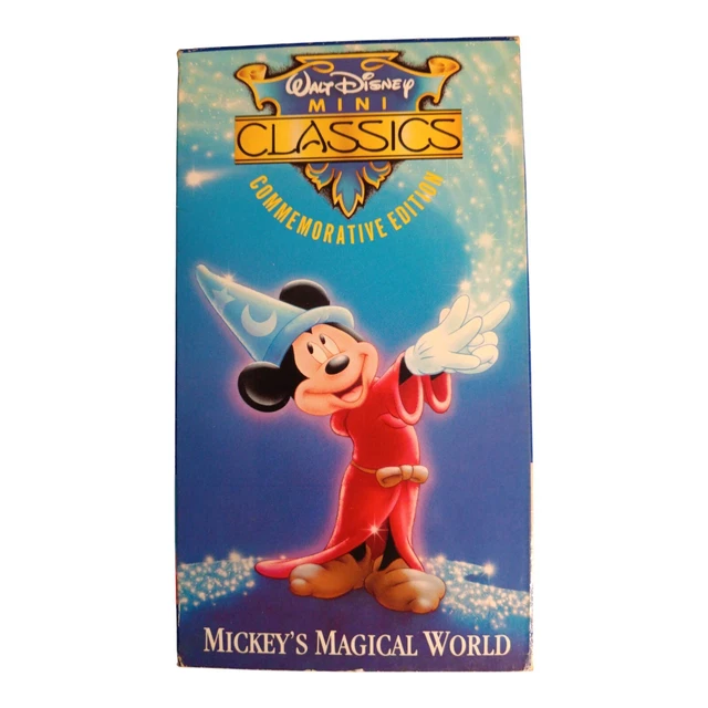 MICKEY’S MAGICAL WORLD VHS Walt Disney Mini Classics Childrens Cartoon ...