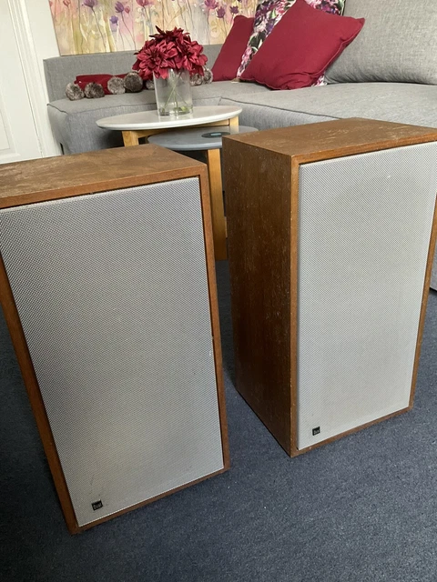 ORIGINAL DUAL CL 172 Classic Wood Casing Hi-Fi Stereo Loudspeakers ...