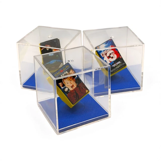 MINI VHS MOVIE Box with Display Stand or Perspex Cube – Nostalgic Film ...