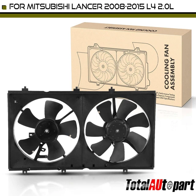 RADIATOR COOLING FAN w/ Shroud Assembly for Mitsubishi Lancer 2008-2015 ...